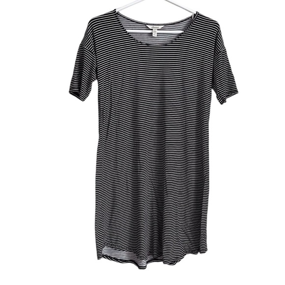 Soma | Intimates & Sleepwear | Soma Sleep Dress Nightshirt Black White ...